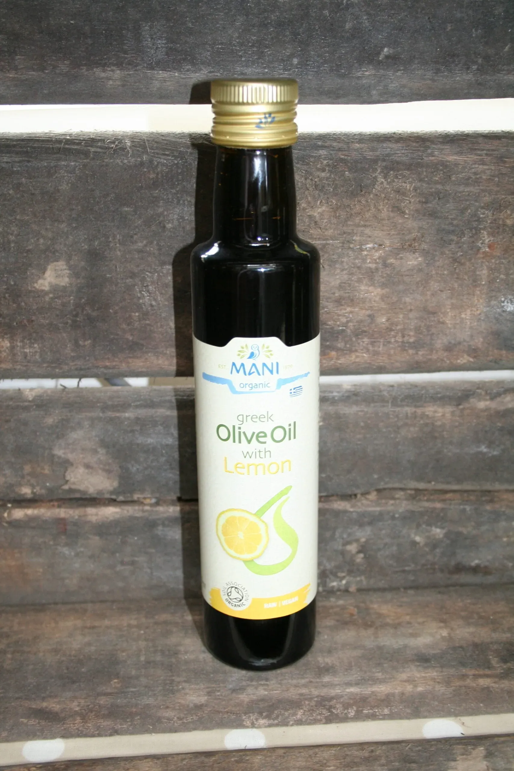 MANI Organic Greek Olive Oil With Lemon (250ml) - Organically Speaking ...