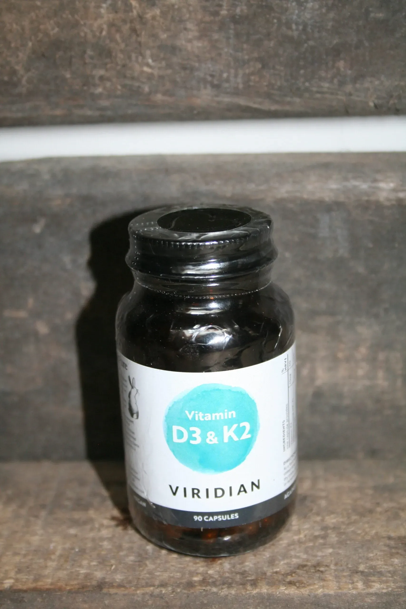VIRIDIAN Vitamin D3 & K2 (90 Veg Caps) - Organically Speaking Organic Shop