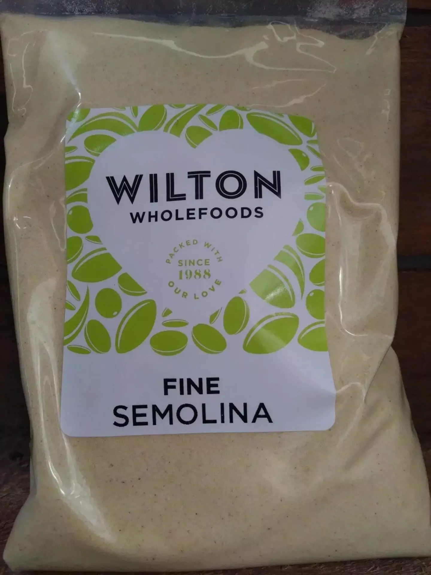 WILTON WHOLEFOODS Fine Semolina (500g) - Organically Speaking Organic Shop