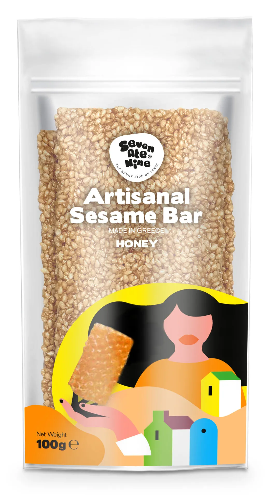 SEVEN ATE NINE Artisanal Sesame Bar Honey (100g) - Organically Speaking ...