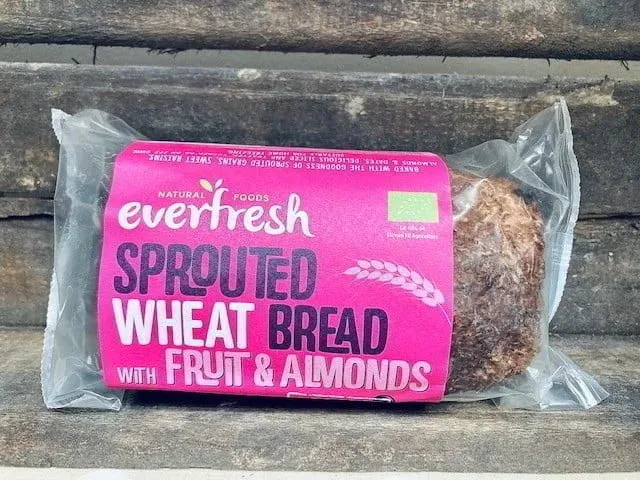 EVERFRESH Organic 100% Sprouted Wheat Bread With Fruit and Almonds ...