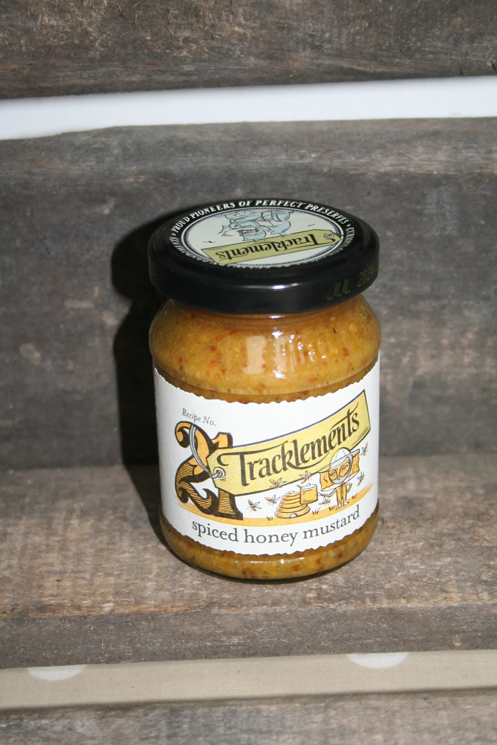 TRACKLEMENTS Spiced Honey Mustard (140g) - Organically Speaking Organic ...